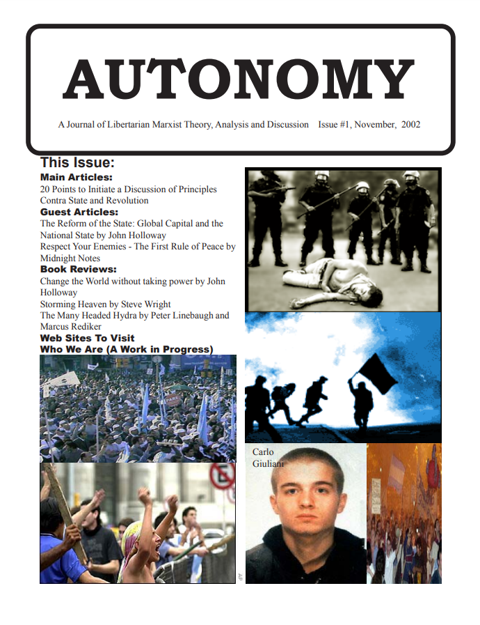 Autonomy Issue #1 | libcom.org