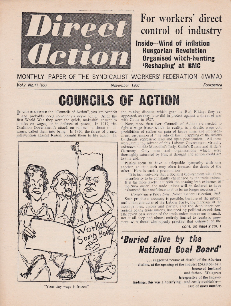 Direct Action (SWF): Vol 7 #11 (65) Nov 1966 | libcom.org