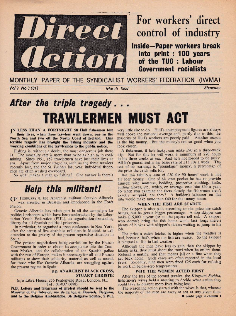 Direct Action (SWF): Vol 9 #03 (81) March 1968 | libcom.org