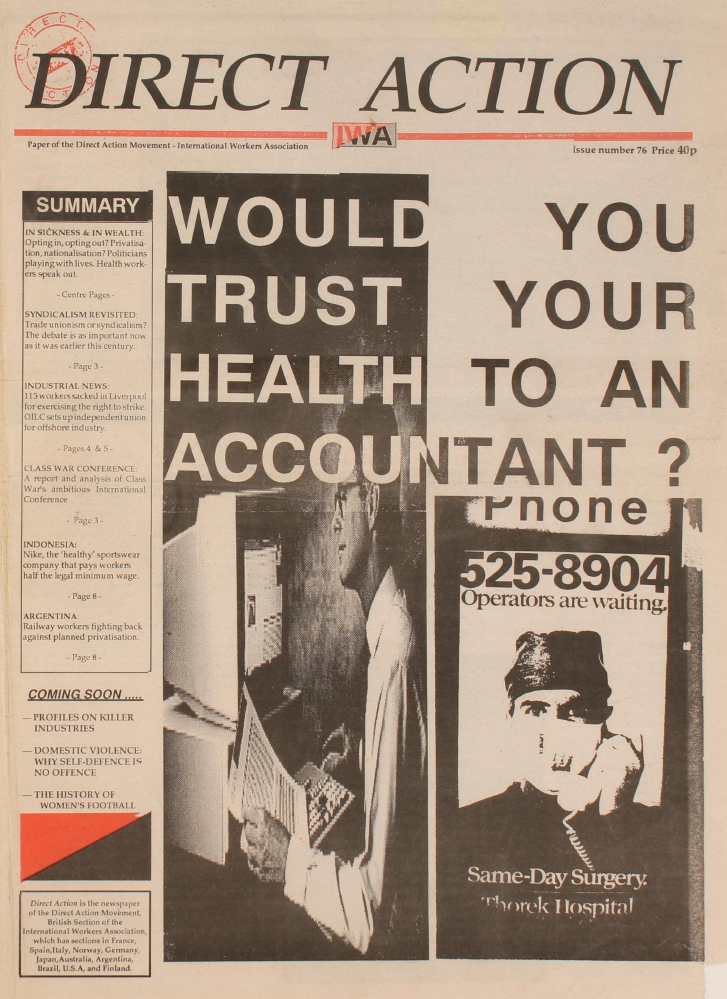 Direct Action #76 (October 1991) | libcom.org