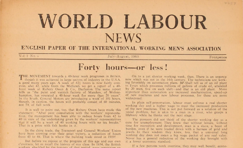 World Labour News vol 1 #4 July 1960 | libcom.org