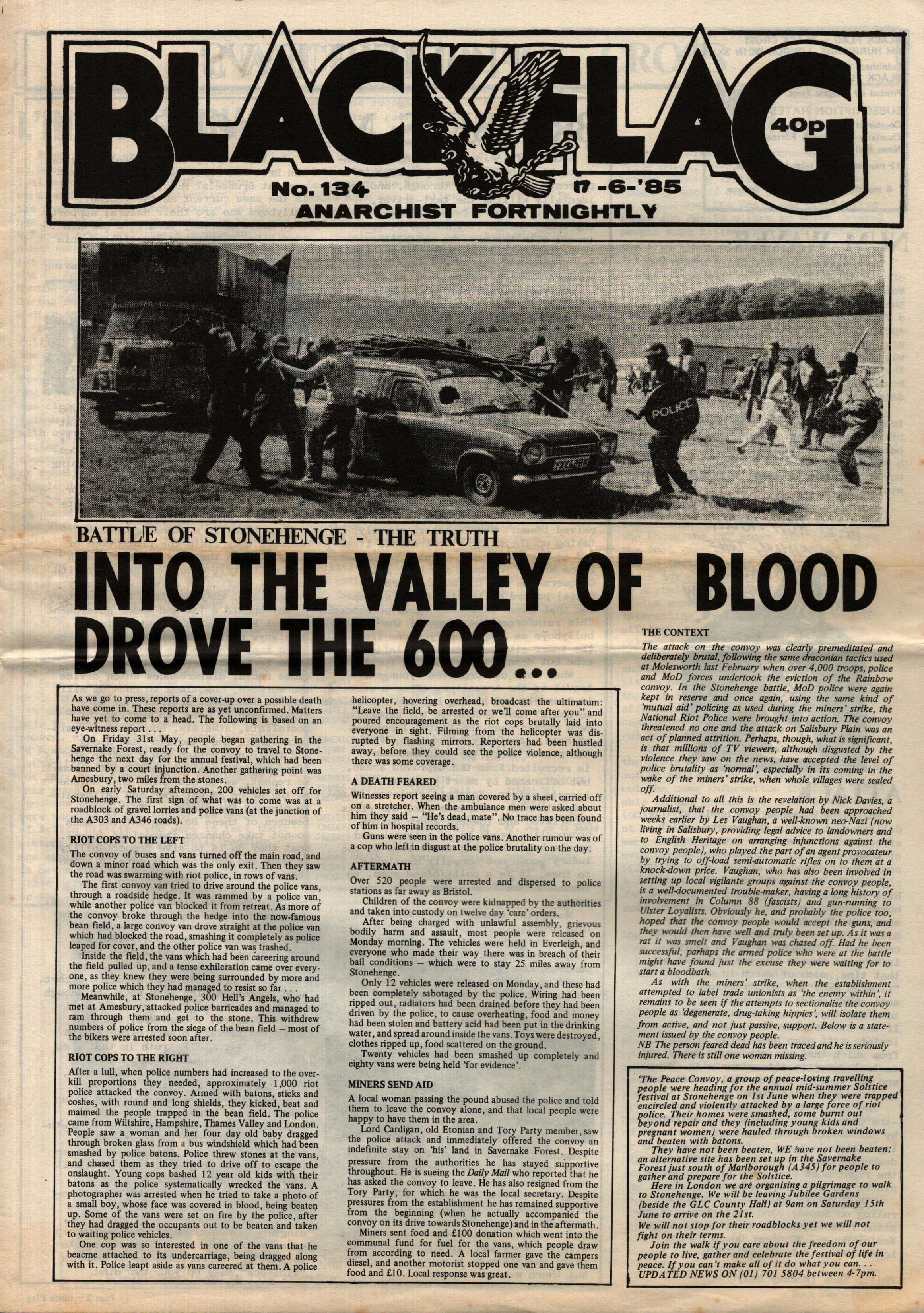 Black Flag 134 (17-6-1985) | libcom.org