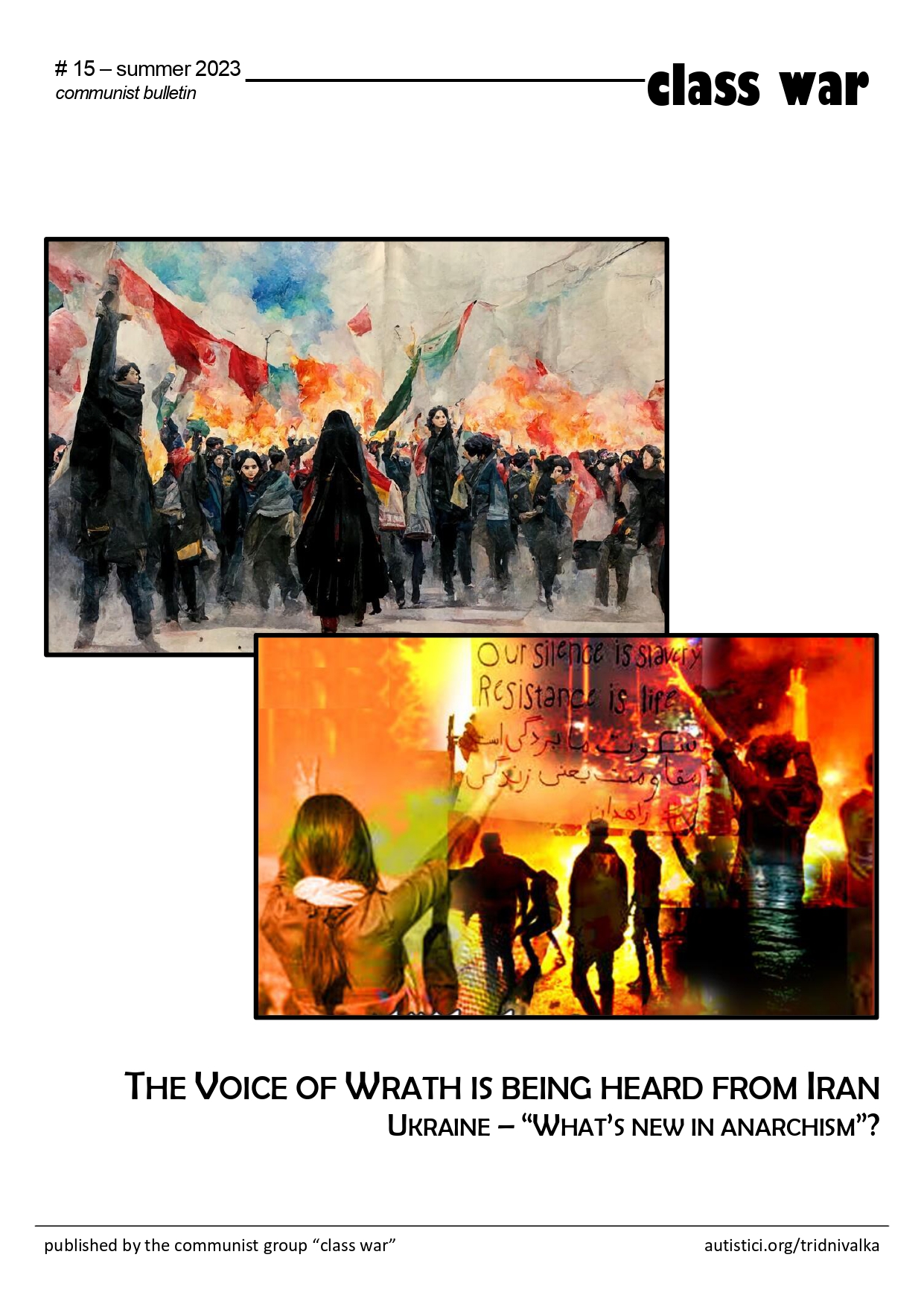 Class War 15/2023: The Voice of Wrath is being heard from Iran | libcom.org