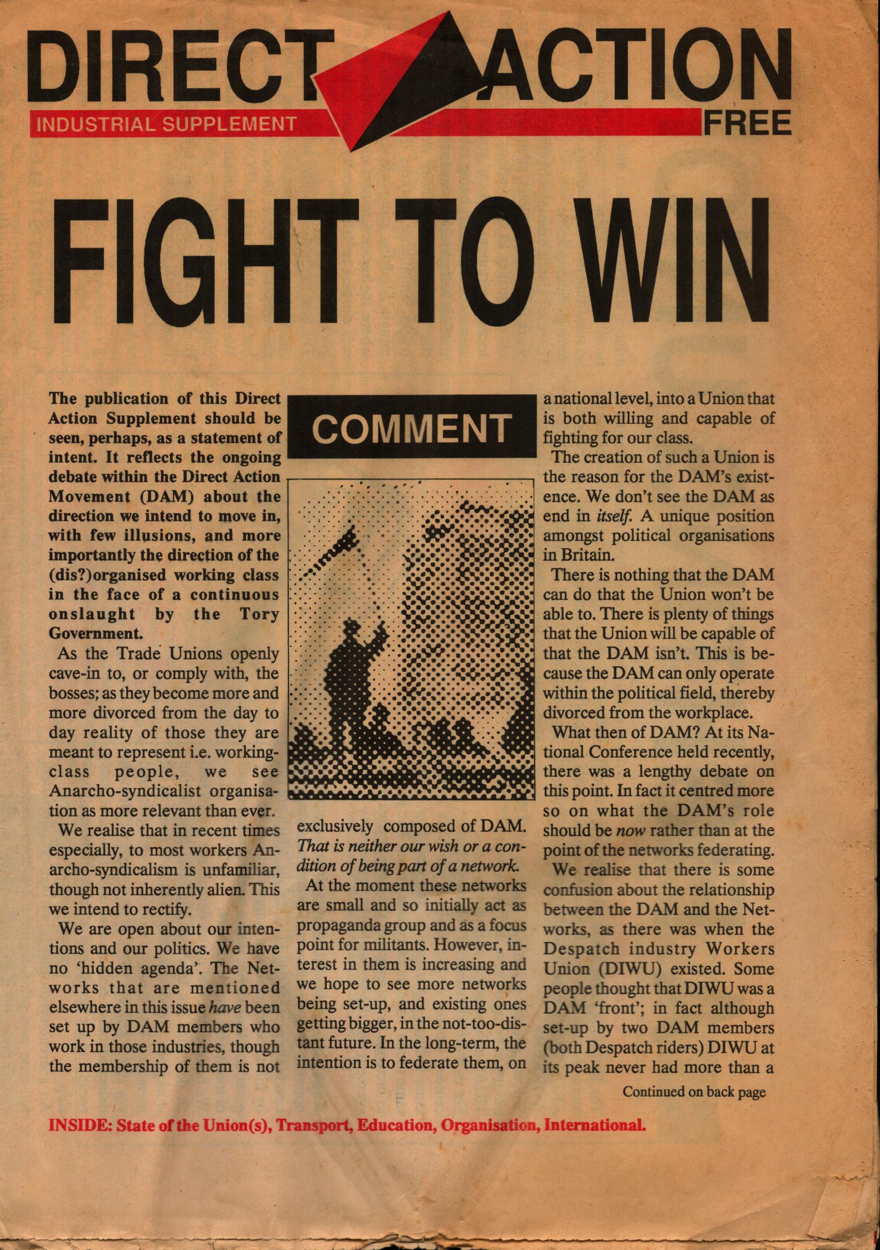 Direct Action industrial supplement 1993 | libcom.org