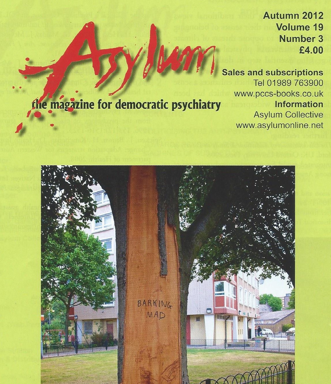 Asylum: the magazine for democratic psychiatry | libcom.org