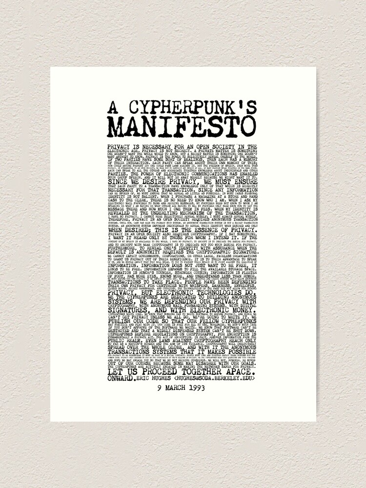 A Cypherpunk's Manifesto | libcom.org