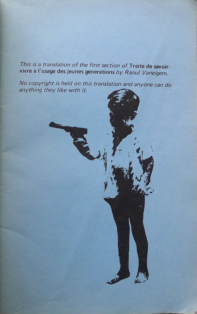 Preface to the first French paperback edition - Raoul Vaneigem | libcom.org