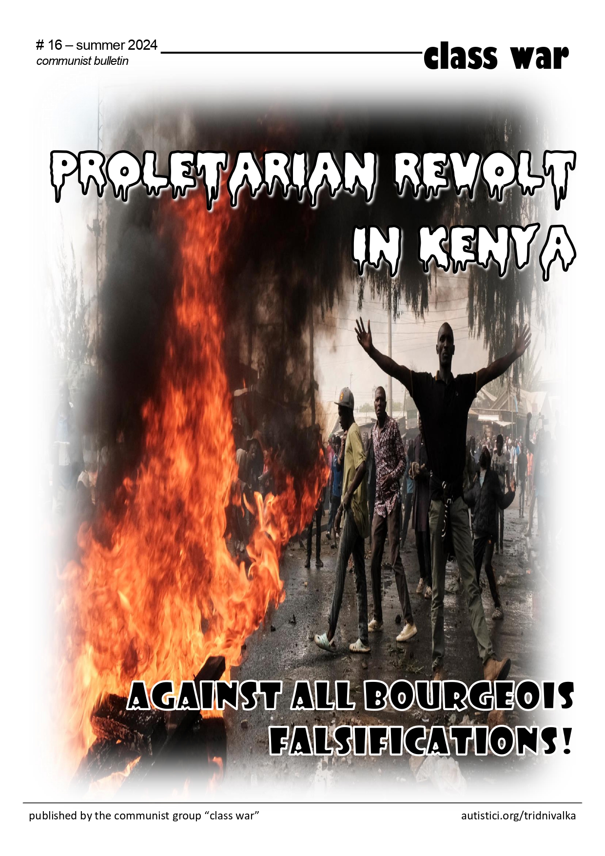 Class War 16/2024: Proletarian revolt in Kenya – Against all bourgeois falsifications! | libcom.org