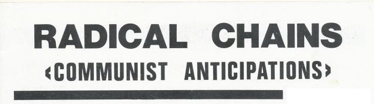 Radical Chains journal | libcom.org