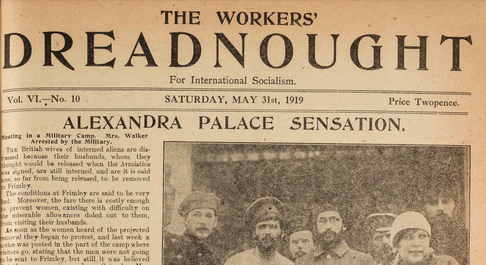 The Workers' Dreadnought (Vol. 06 No. 10 - 31 May 1919) | libcom.org