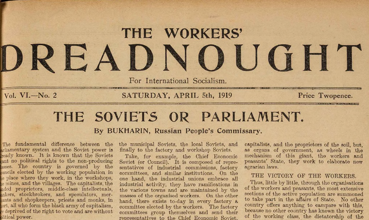 The Workers' Dreadnought (Vol. 06 No. 02 - 5 April 1919) | libcom.org