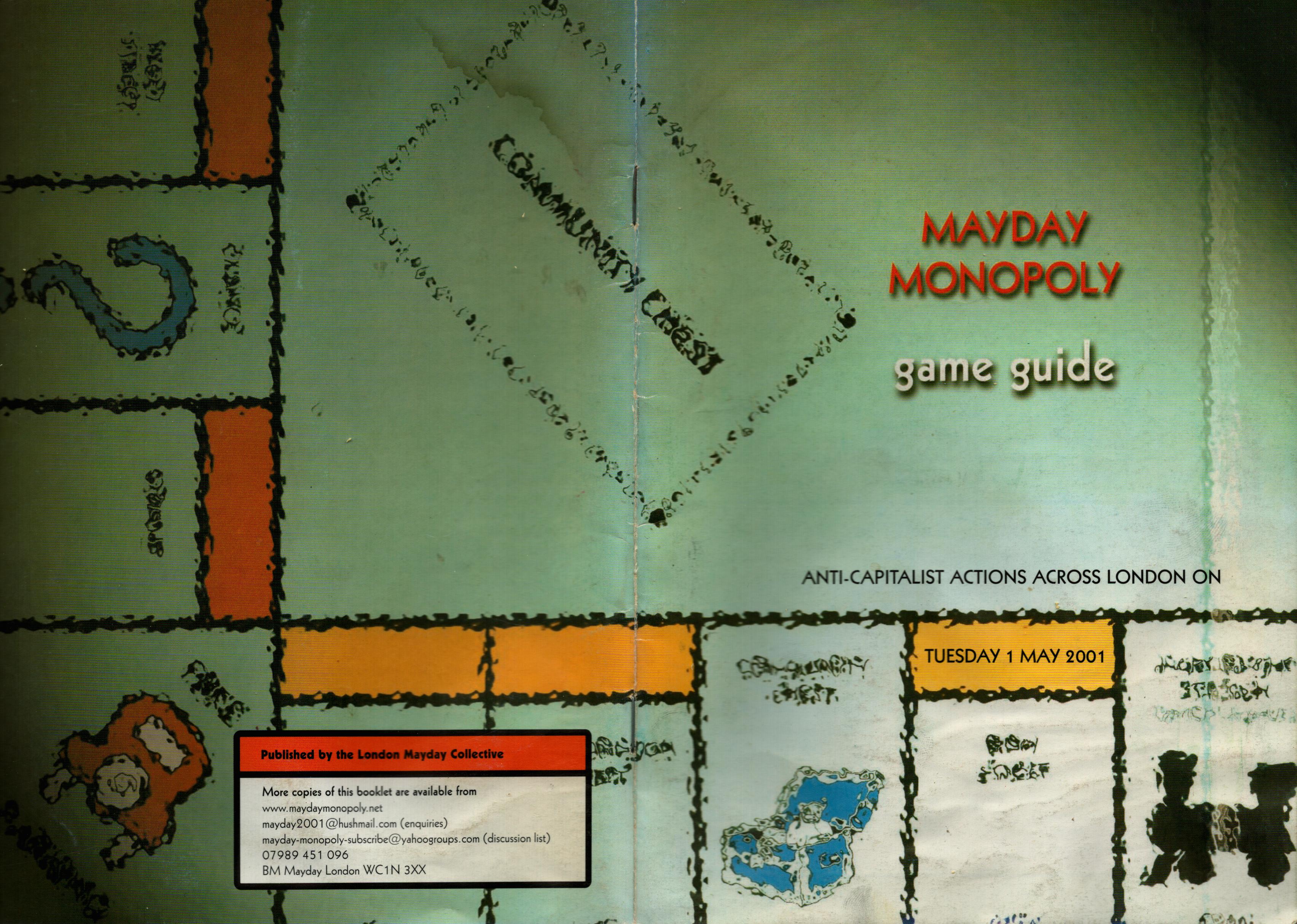 London Mayday Monopoly game guide 2001 | libcom.org