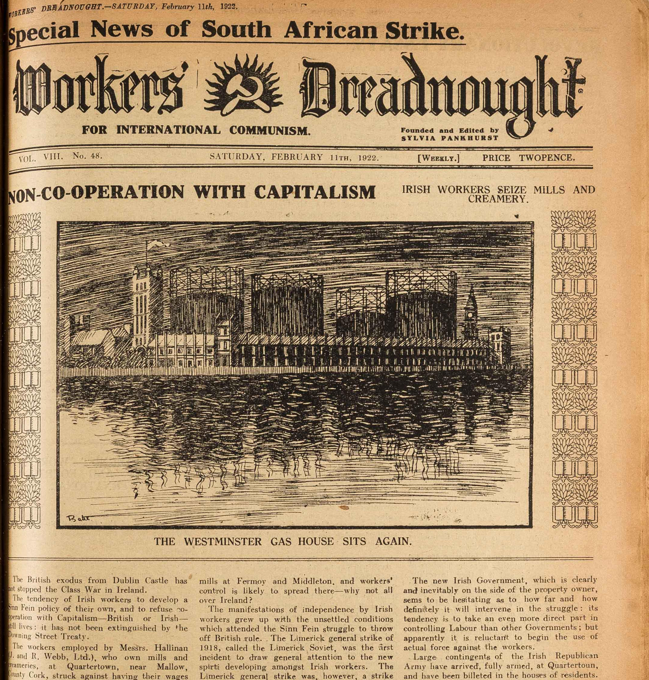 The Workers' Dreadnought (Vol. 08 No. 48 - 11 February 1922) | libcom.org