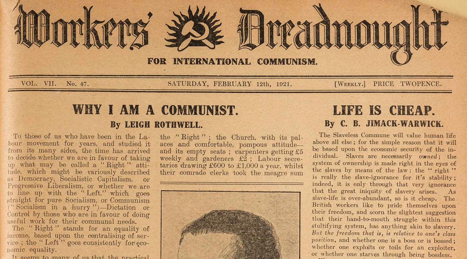 The Workers' Dreadnought (Vol. 07 No. 47 - 12 February 1921) | libcom.org