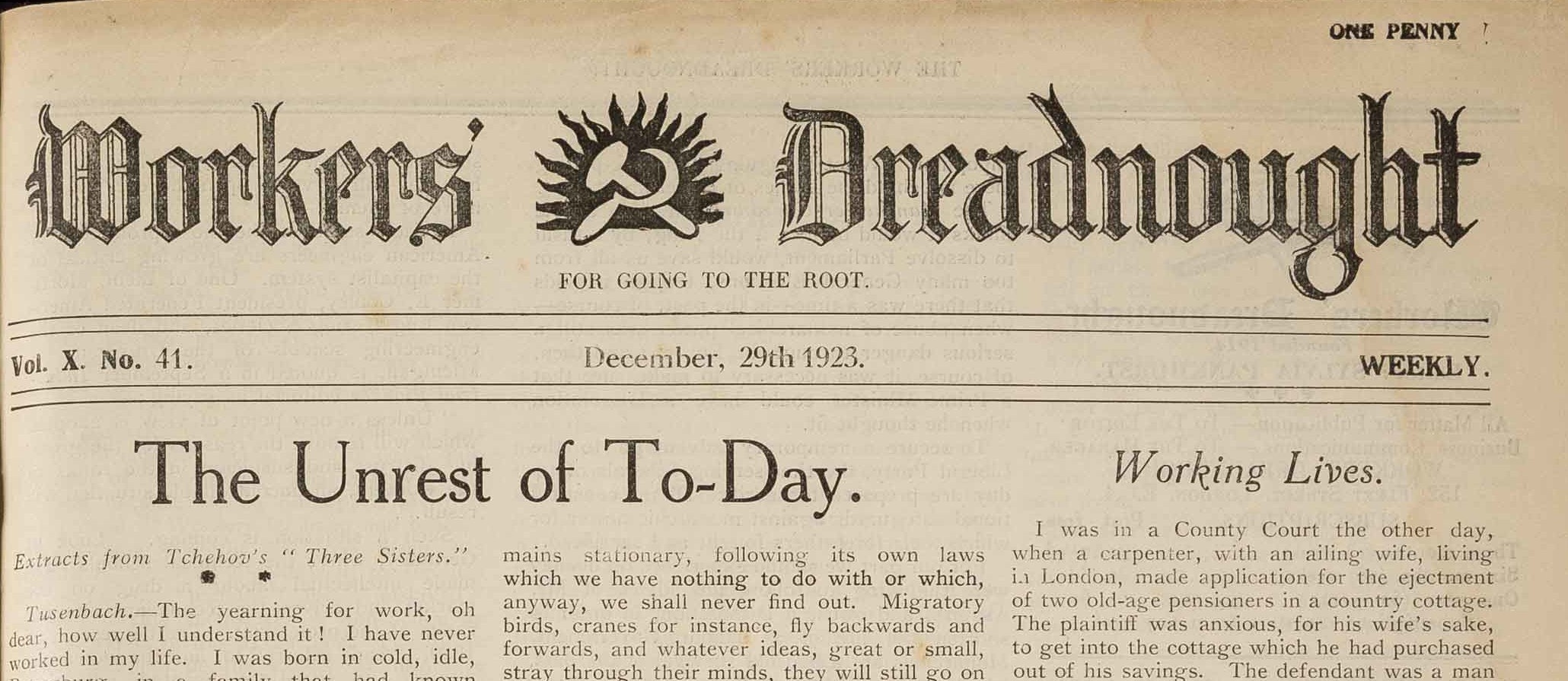 The Workers' Dreadnought (Vol. 10 No. 41 - 29 December 1923) | libcom.org