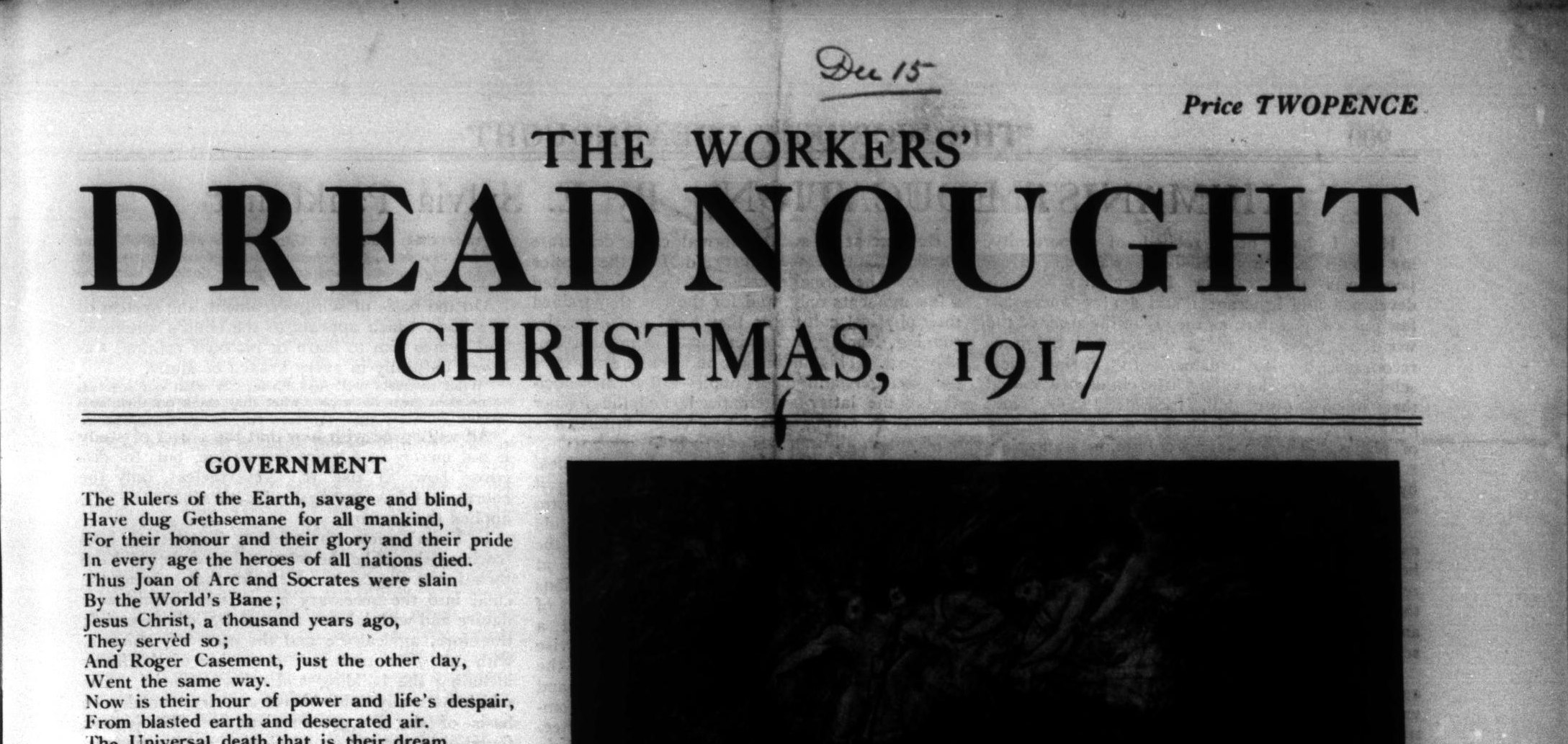 The Workers' Dreadnought (Vol. 04 No. 38 - 15 December 1917) | libcom.org