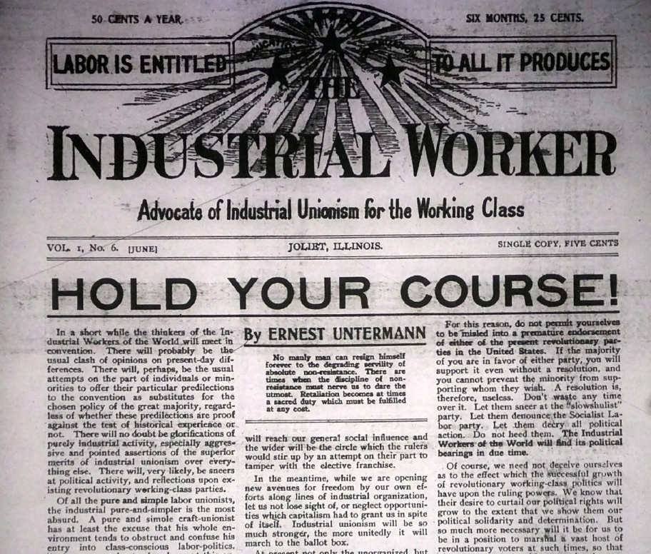 Industrial Worker Vol. 01 No. 06 (June 1906) | libcom.org