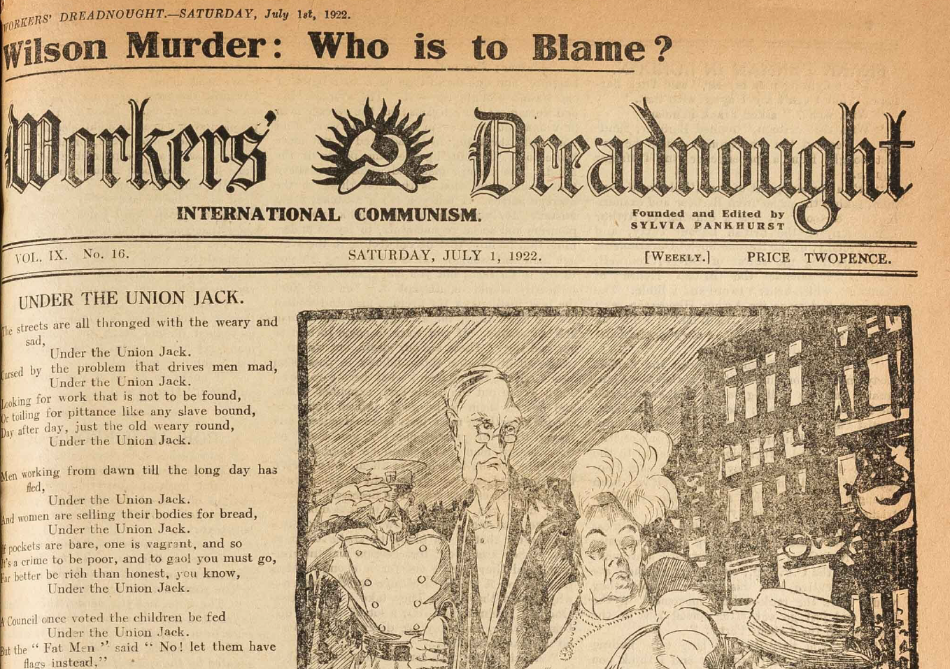 The Workers' Dreadnought (Vol. 09 No. 16 - 1 July 1922) | libcom.org