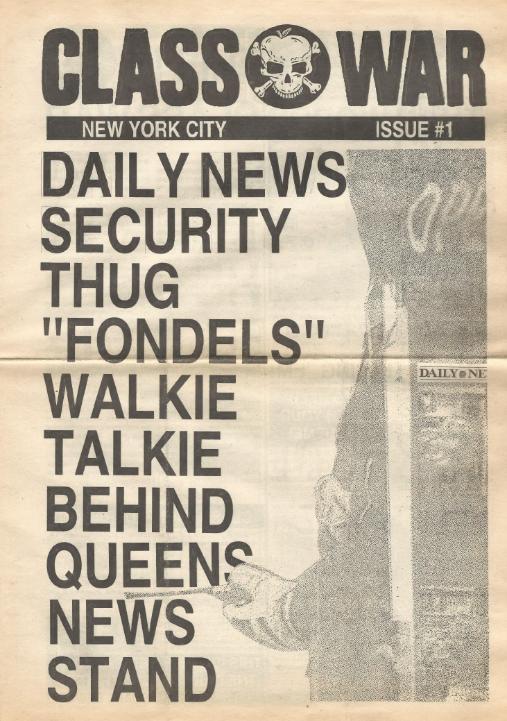 Class War New York City #1 (1990) | libcom.org