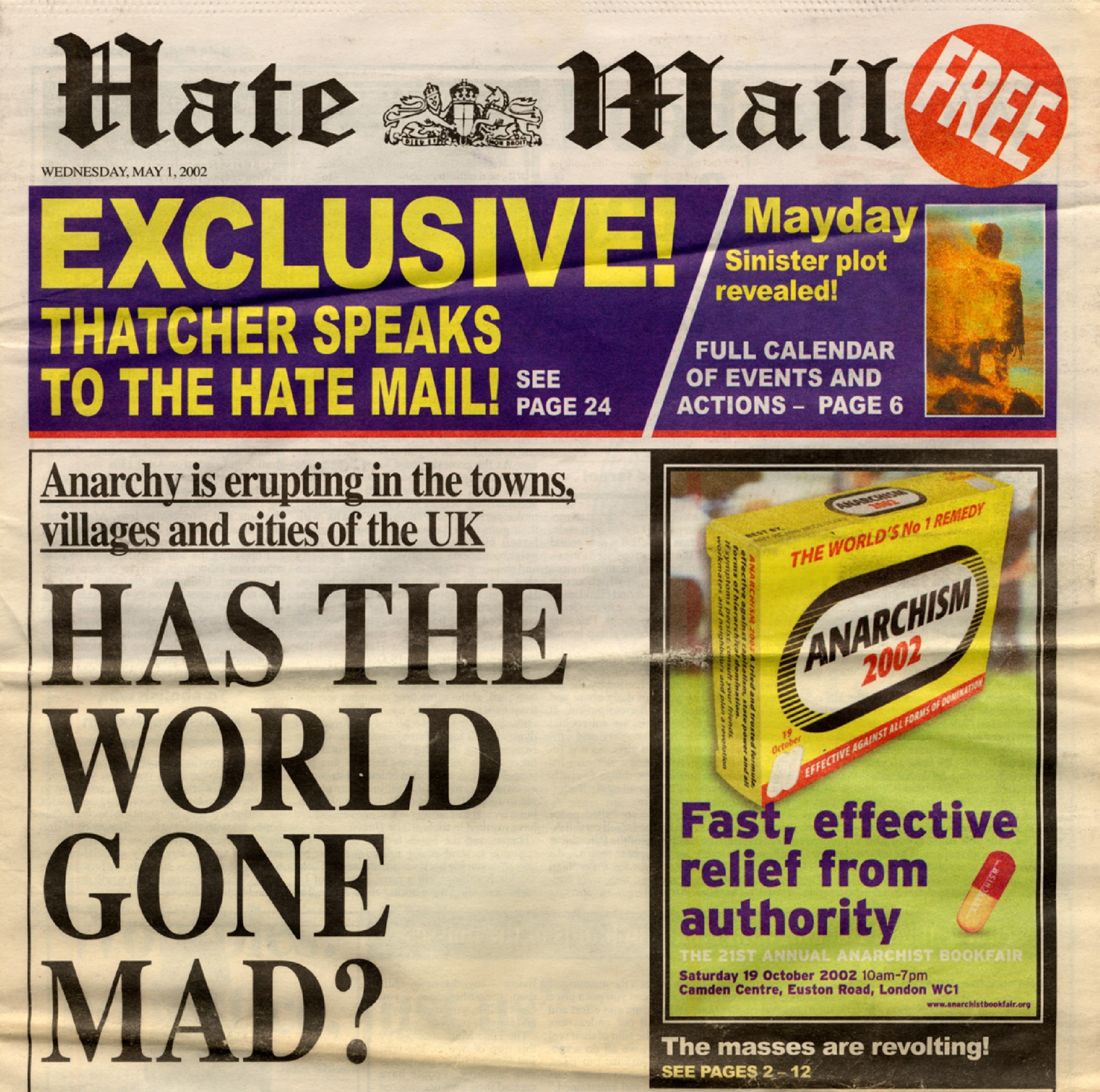 Hate Mail (1st May 2002) | libcom.org