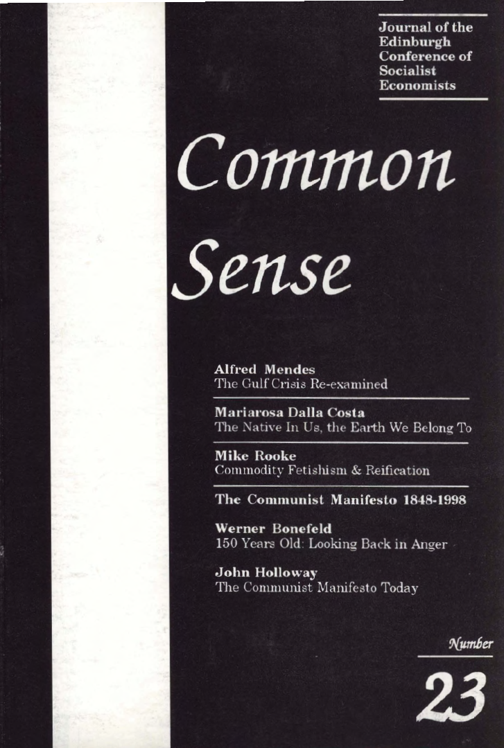 Common Sense #23 (July 1998) | libcom.org