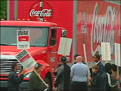 Teamsters close down Coca Cola bottling plant | libcom.org