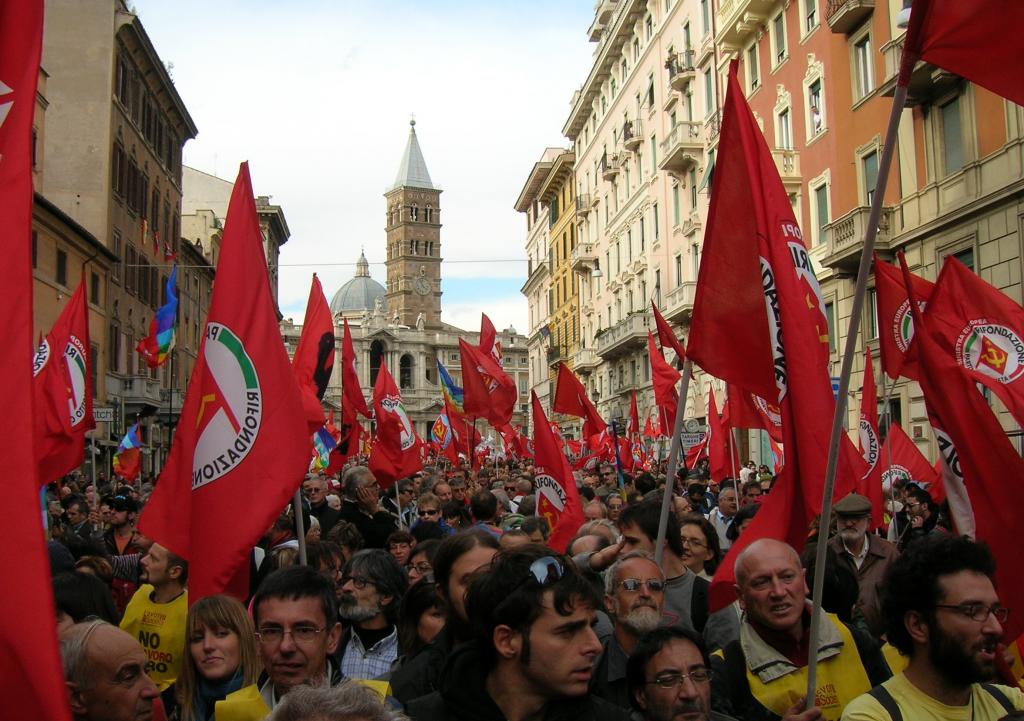 Communist march in Rome | libcom.org