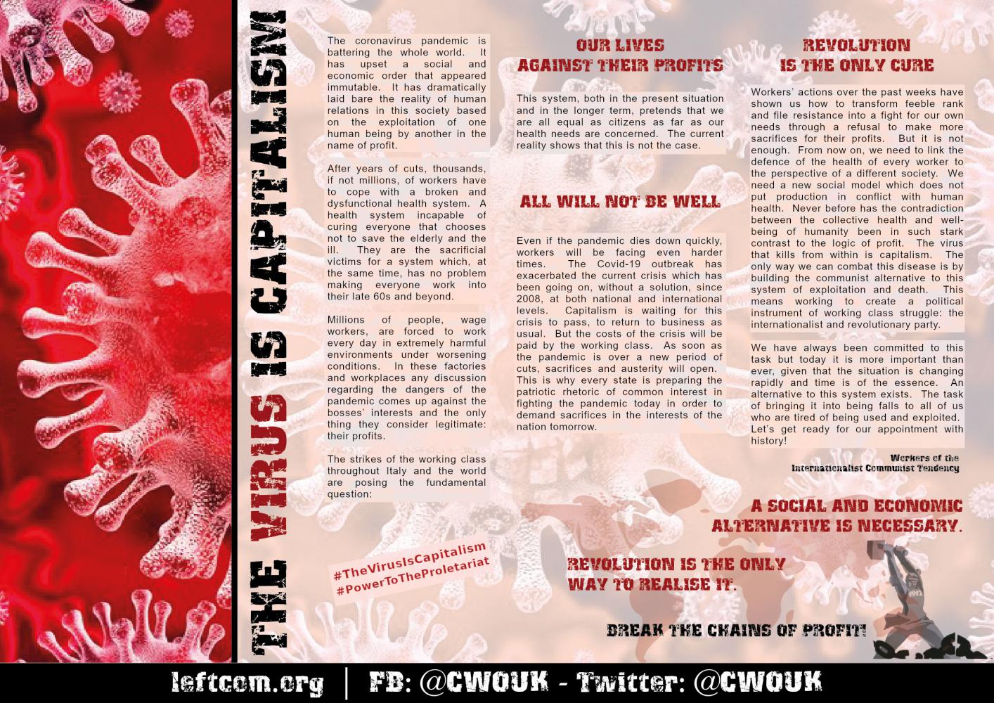The Virus is Capitalism | libcom.org