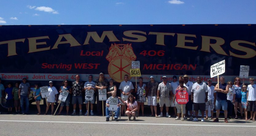 A Teamsters strike over disgraceful attacks on pay and conditions ...