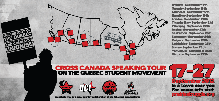 The history of the Quebec student movement and combative unionism ...
