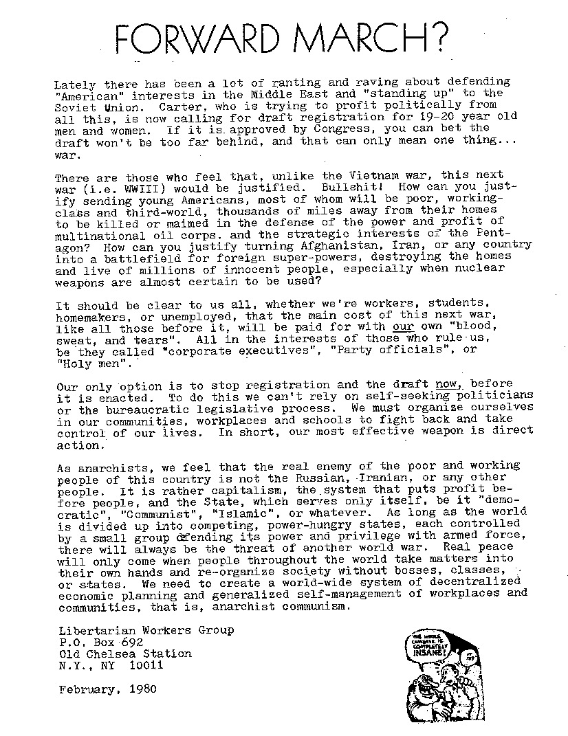 Forward March? | libcom.org