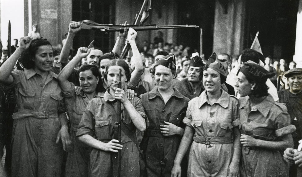 Female combatants in the Spanish civil war: milicianas on the front ...