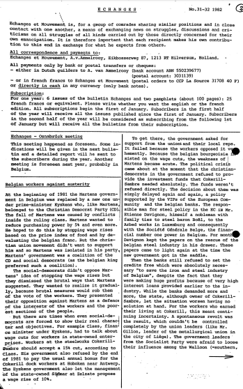 Echanges 31/32 - 1982 | libcom.org