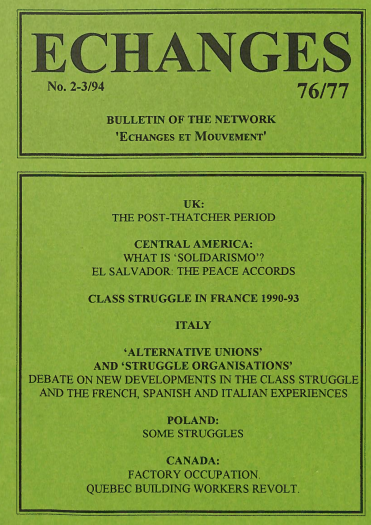 Echanges 76/77 - 1994 | libcom.org