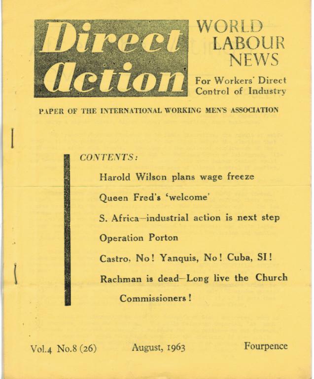 Direct Action (SWF): Vol 4 #08 (26) Aug 1963 | libcom.org