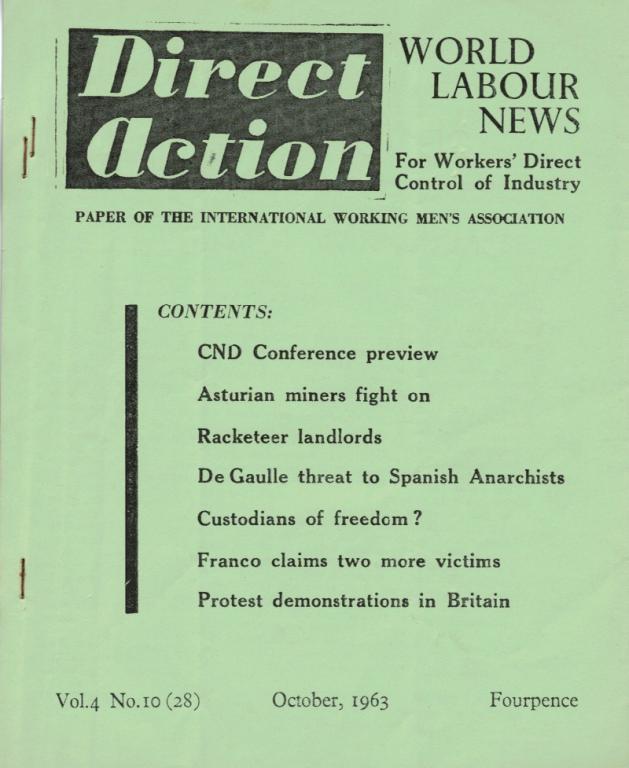Direct Action (SWF): Vol 4 #10 (28) Oct 1963 | libcom.org