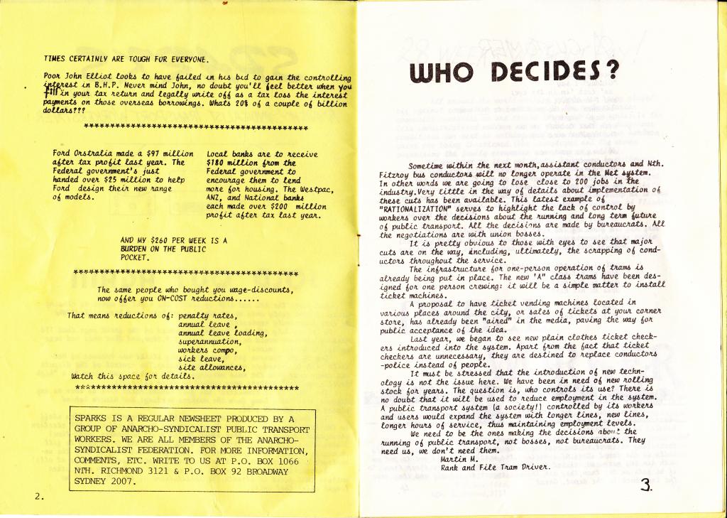 Sparks #2 pages 2-3 | libcom.org