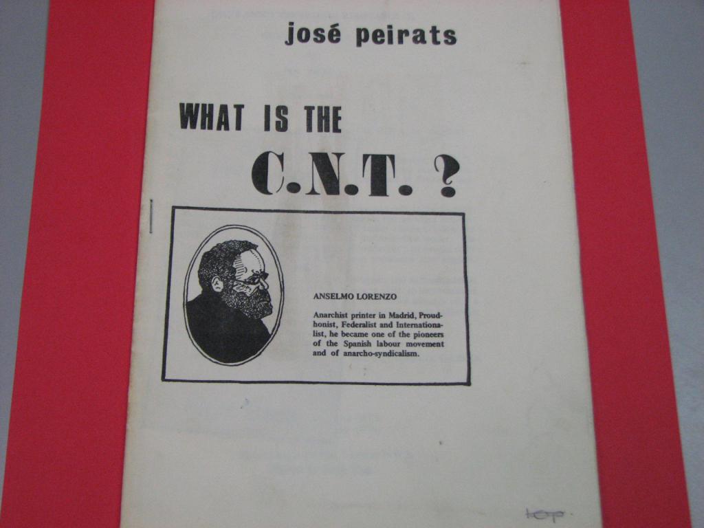 What is the CNT? | libcom.org