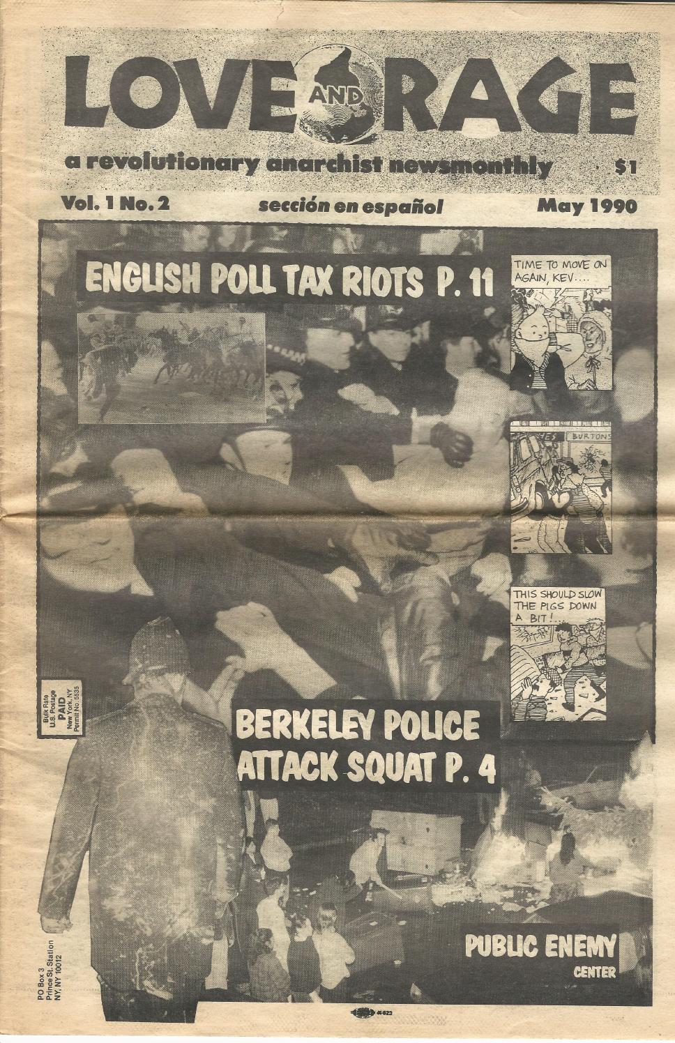 Love & Rage Vol. 1 No. 2, May 1990 | libcom.org