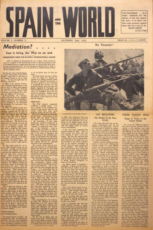 Spain and the World. Vol. 1, no. 03 | libcom.org