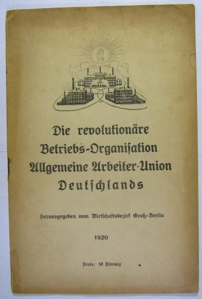The KAPD and the proletarian movement – Jacques Camatte | libcom.org