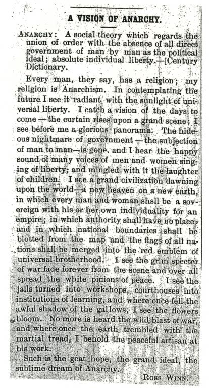 A Vision of Anarchy - Ross Winn | libcom.org