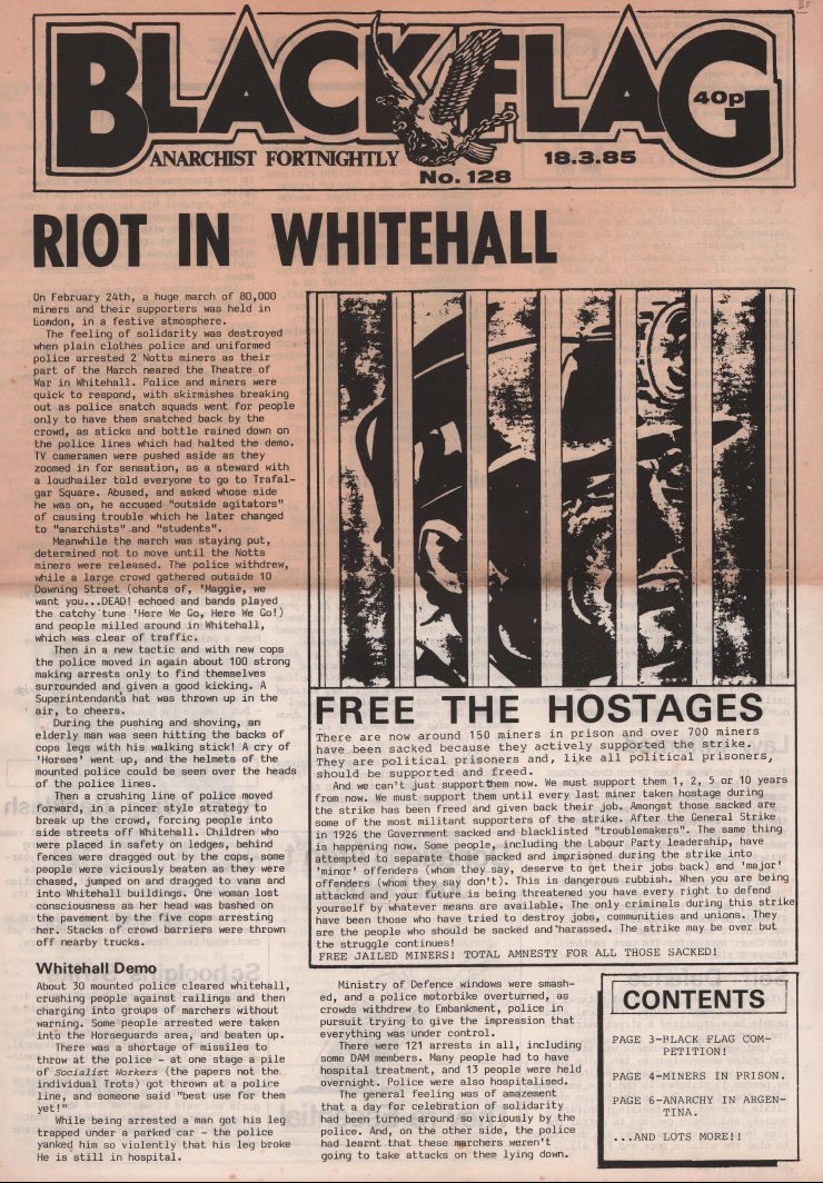 Black Flag 128 (18-3-1985) | libcom.org