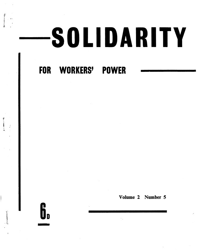 Solidarity for workers' power #2.03 | libcom.org