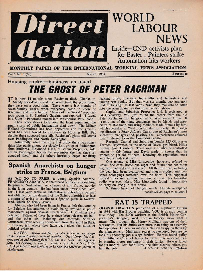 Direct Action (SWF): Vol 5 #03 (33) Mar 1964 | libcom.org