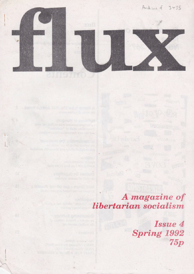 Flux #4 Spring 1992 | libcom.org