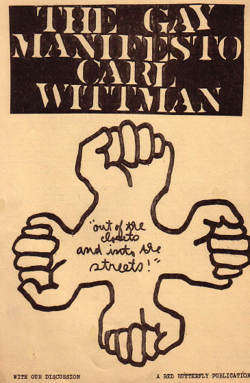 The gay manifesto - Carl Wittman | libcom.org