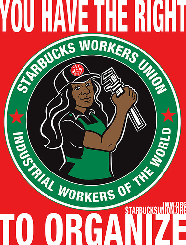 Solidarity unionism at Starbucks: the IWW uses Section 7 | libcom.org