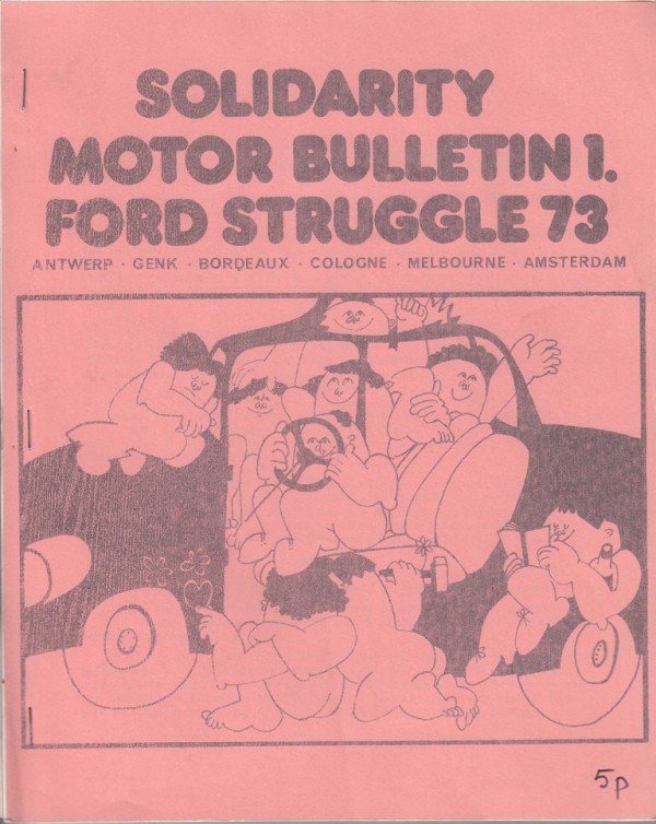 Solidarity motor bulletin #01: Ford struggle 73 | libcom.org