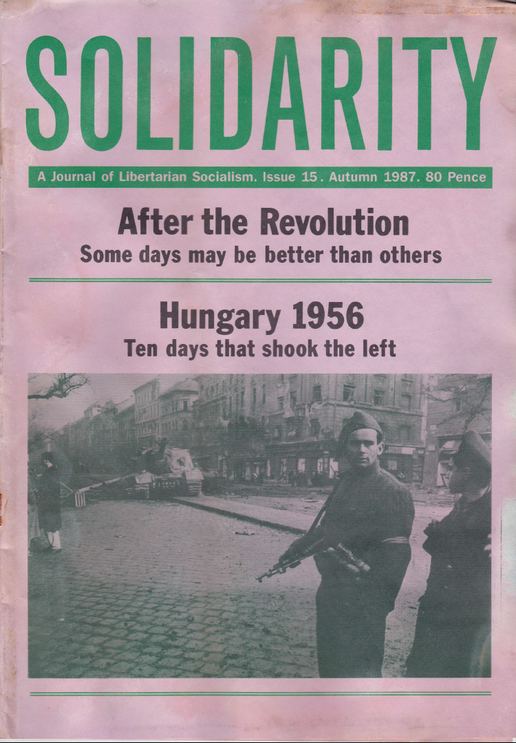 Solidarity Journal #15 Autumn 1987 | libcom.org